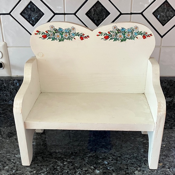 Accents | Small Solid Wood Display Bench | Poshmark